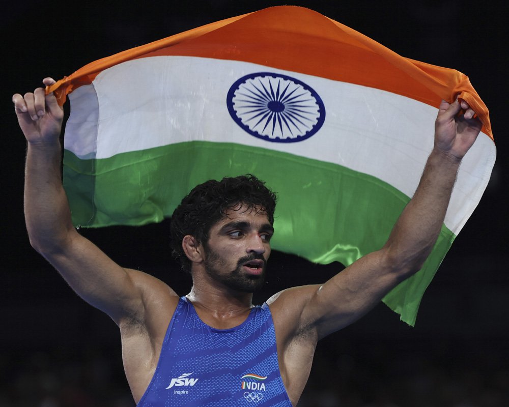 Wrestler Aman Sehrawat becomes India's youngest Olympic medallist with ...